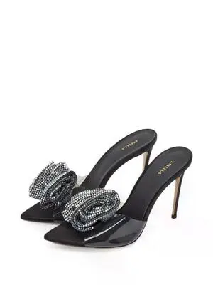 LE SILLA Rose Appliqué Sandals