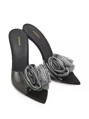 LE SILLA Rose Appliqué Sandals