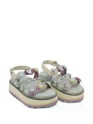 Kurt Geiger Octavia Sling Platform Sandals