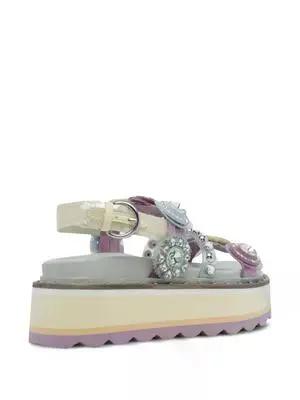 Kurt Geiger Octavia Sling Platform Sandals
