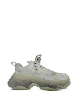 Balenciaga Triple S Clear Sole Sneakers - White