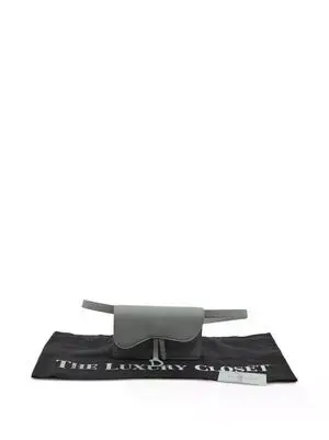 Dior 2020 Saddle Pouch Belt Bag - Grey
