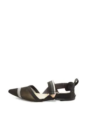 Fendi Colibri Slingback Ballet Flats