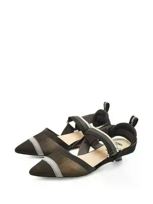 Fendi Colibri Slingback Ballet Flats