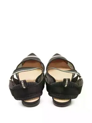 Fendi Colibri Slingback Ballet Flats