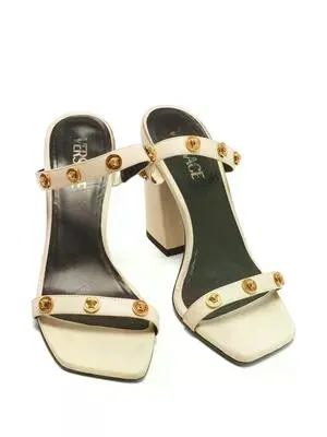 Versace Medusa Head Block Heel Sandals