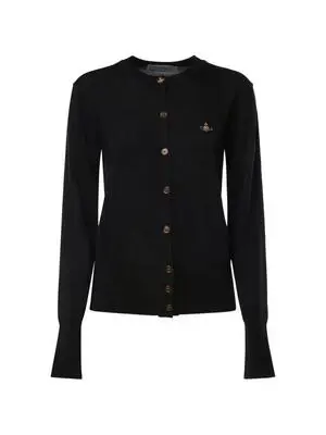 VIVIENNE WESTWOOD Orb-embroidered Button-up Cardigan
