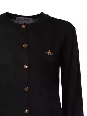 VIVIENNE WESTWOOD Orb-embroidered Button-up Cardigan