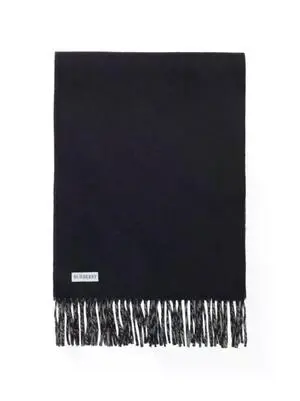 Burberry Knight Cashmere Scarf - Grey