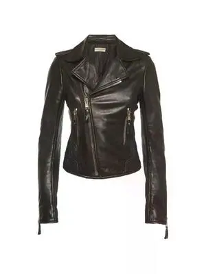 Balenciaga Zip-up Leather Jacket