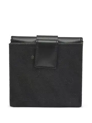Dior 2002 Street Chic Buckle Wallet - Black