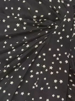 MOSCHINO Star-print Wrap Dress