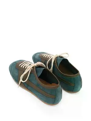 Dries Van Noten Suede Lace-up Sneakers - Blue