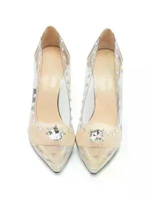 Mach & Mach Diamond Dreams Crystal-embellished Pumps