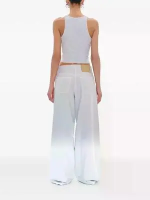 HAIKURE Logo-patch Wide-leg Jeans - Blue