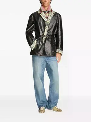 Dries Van Noten Belted Coated Jacket