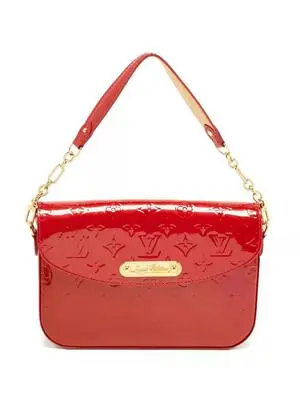 LOUIS VUITTON Rodeo Drive Monogram Vernis Tote Bag - Red