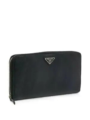 Prada Saffiano Lux Zip-around Wallet
