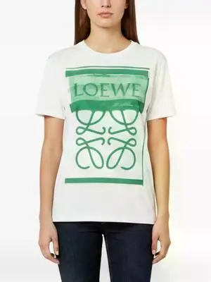 Loewe Logo Print T-shirt - White