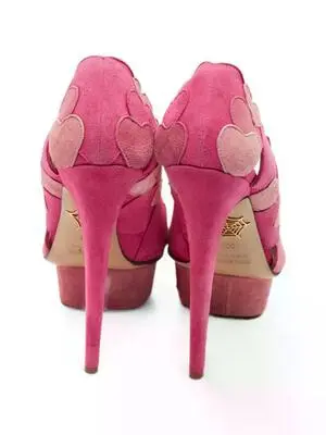 CHARLOTTE OLYMPIA Dolly Heart-patch Pumps