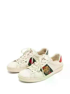 Gucci Ace Tiger Embroidered Sneakers