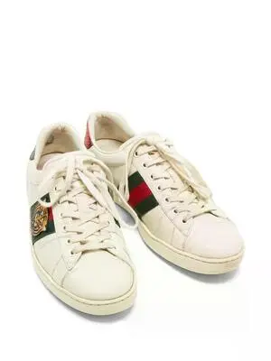 Gucci Ace Tiger Embroidered Sneakers