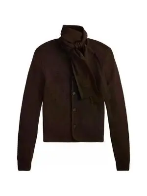 Polo Ralph Lauren Tie-scarf Wool Cardigan