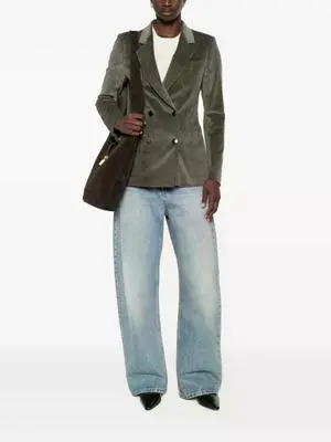 Tagliatore Double-breasted Corduroy Blazer