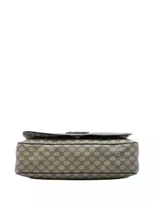 Gucci 2016-2026 Large Gg Supreme Interlocking G Messenger Bag Crossbody Bag