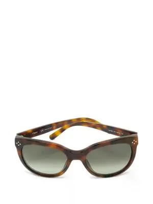 Chloé Tortoiseshell-effect Cat-eye Sunglasses - Brown