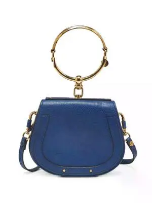 Chloé Small Nile Bracelet Shoulder Bag - Blue
