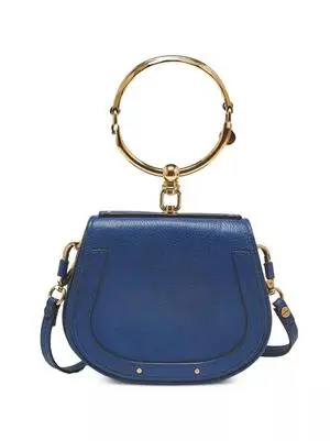 Chloé Chloé Small Nile Bracelet Shoulder Bag Blue