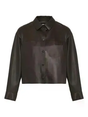 YVES SALOMON Leather Shirt