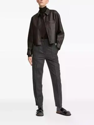 YVES SALOMON Leather Shirt