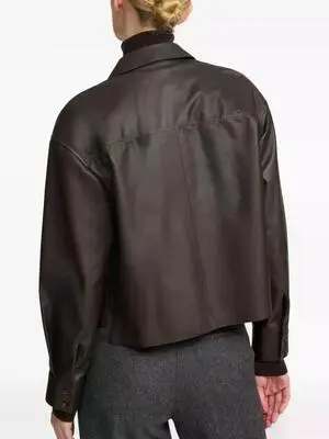 YVES SALOMON Leather Shirt