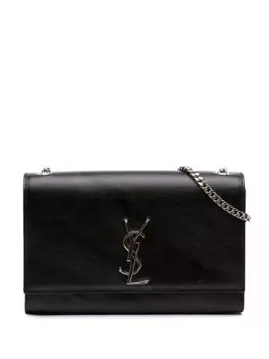 Saint Laurent 2013 Medium Grain De Poudre Monogram Kate Crossbody Bag