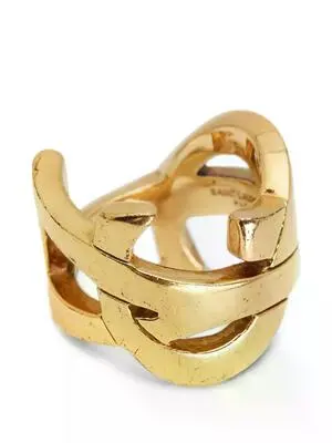Saint Laurent Opyum Monogram Ring -tone Metal