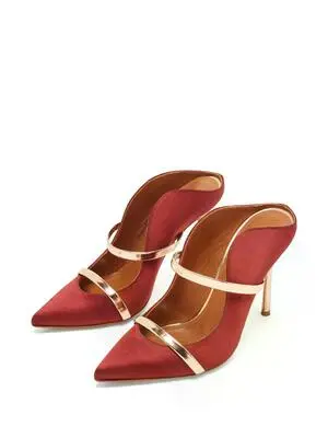 MALONE SOULIERS Maureen Metallic-strap Mules