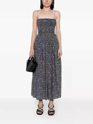 Matteau Floral Print Cotton Maxi Dress