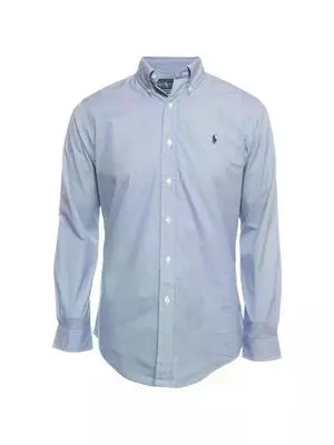 Ralph Lauren Check Button-down Shirt - Blue