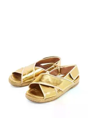 Marni Cross-strap Slingback Sandals