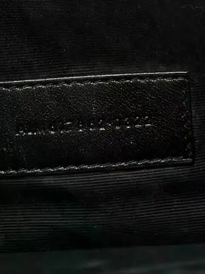 Saint Laurent Cassandre Matelassé Envelope Clutch Bag - Black