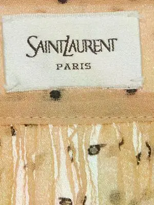 Saint Laurent 2024 Tie-neck Top