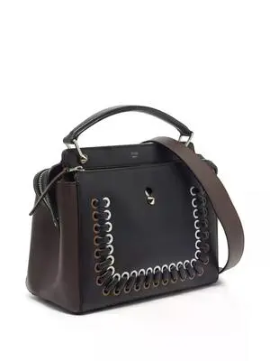 Fendi 2017 Dotcom Whipstitch Tote Bag
