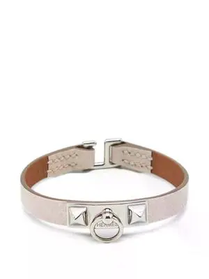 Hermès Rivale Leather Bracelet - Pink
