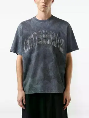 Gcds Logo-studded Washed T-shirt