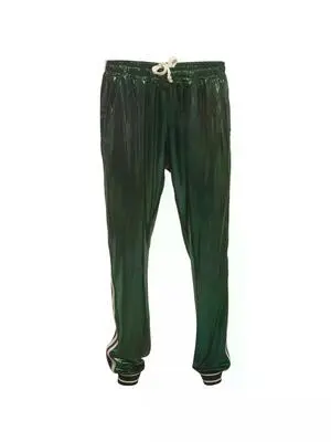 Gucci Logo Striped Laminated Track Pants