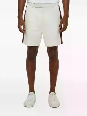 Gucci 2017 Gabardine Side-stripe Shorts - White