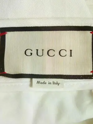 Gucci 2017 Gabardine Side-stripe Shorts