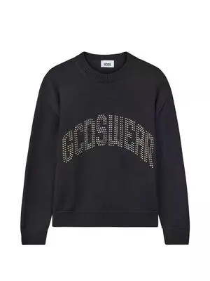 Gcds Stud-embellished Logo Sweater